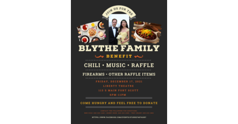 Blythe Family Benefit (11/17/2021) - Press Releases - Bourbon County KS ...